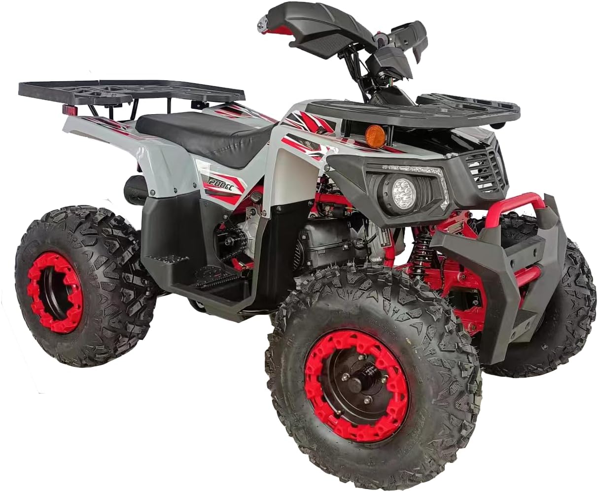 HHH 200cc ATV Upgraded RAPTOR ATV Big Utility 4 wheeler quad with ...