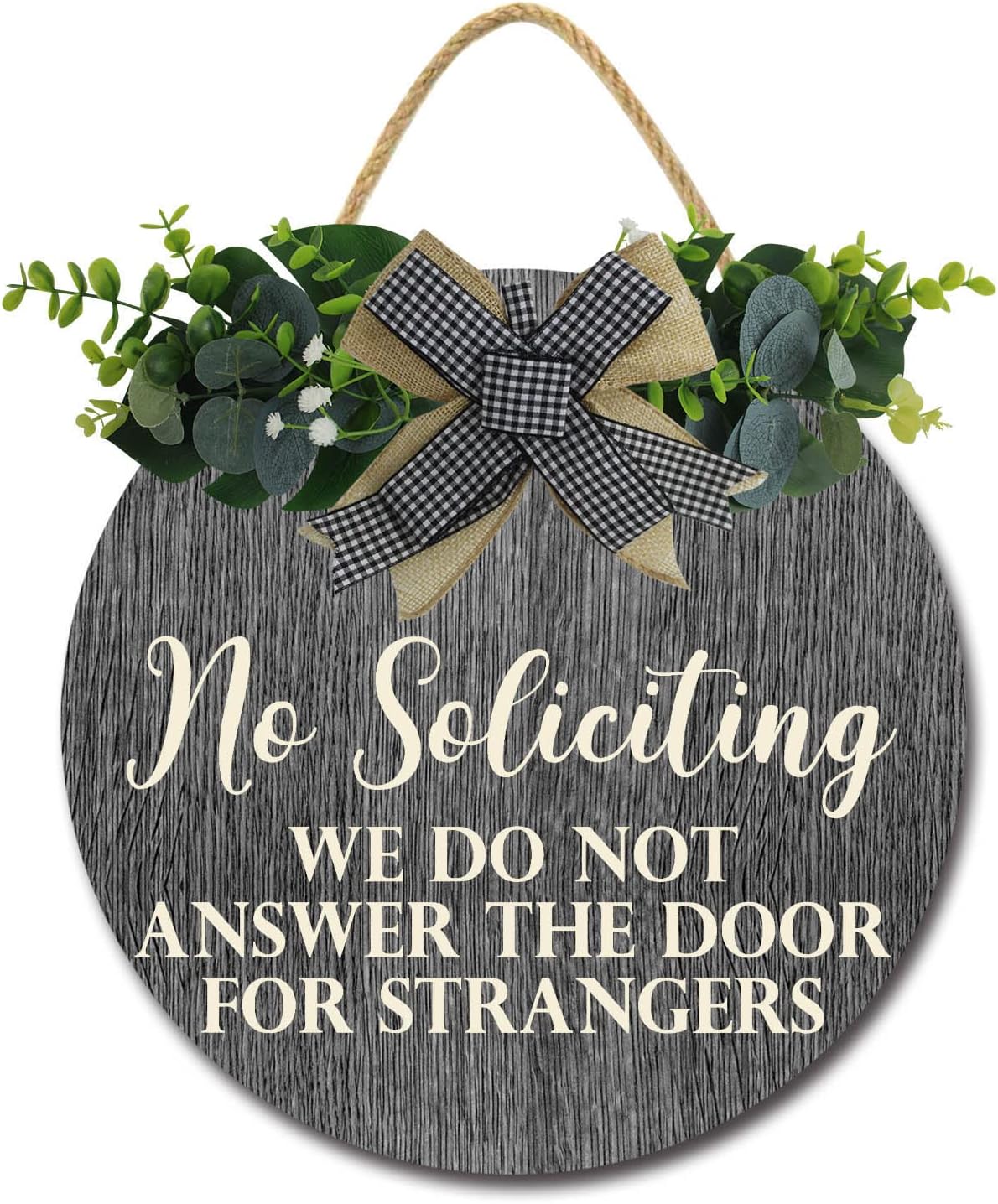 Amazon.com: Welcome Sign for Front Door Outside Funny Wooden Door Sign ...