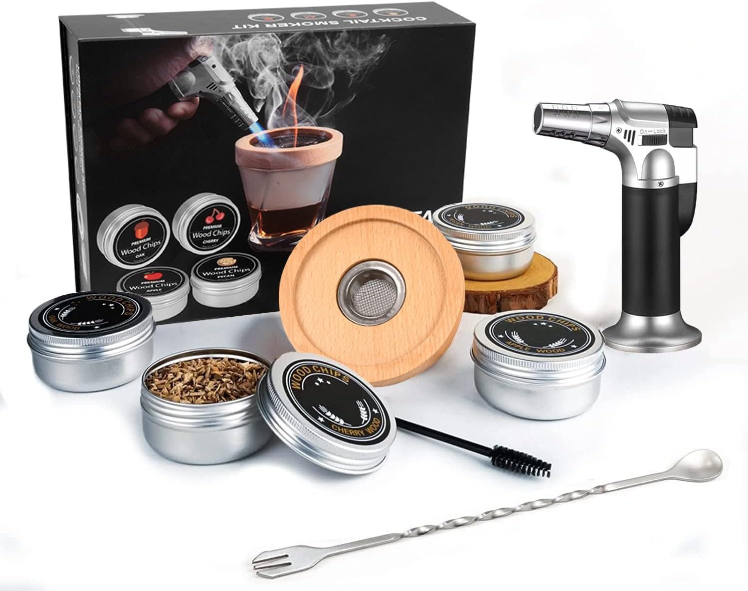 Amazon.com: Cocktail Smoker Kit for Men, Drink Smoker Infuser Kit for ...