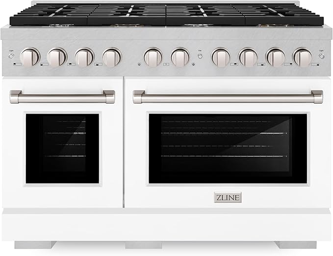Amazon.com: ZLINE 48 in. 6.7 cu. ft. Paramount Double Oven Dual Fuel ...