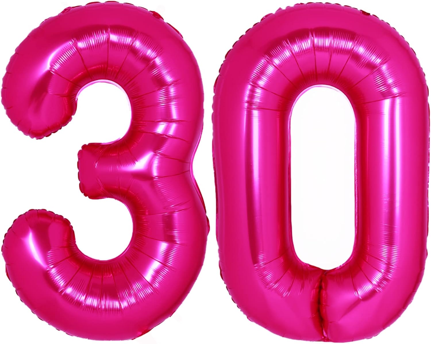 Amazon.com: 40 Inch Rainbow 30 Number Balloons Giant Jumbo Huge 30 Foil ...