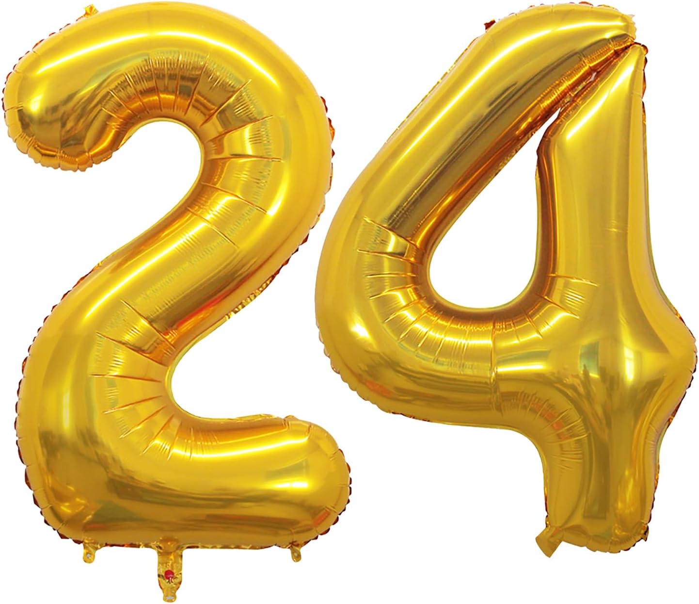 Amazon.com: GOER Number 24 Balloons for 24th Birthday Party Decorations ...