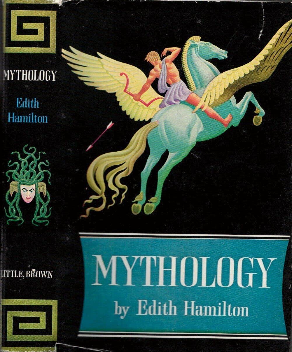 1950S MYTHOLOGY EDITH HAMILTON OEDIPUS OLYMPUS HARPIES HERCULES PANDORA ...