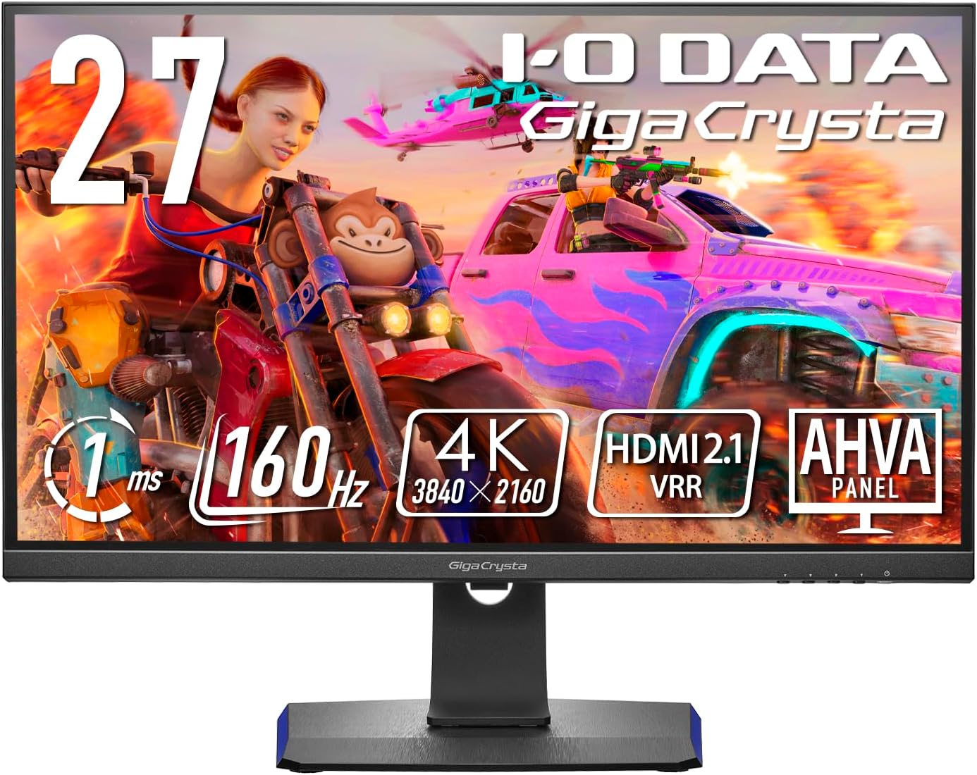Amazon.co.jp: アイ・オー・データ IODATA モニター 27インチ 4K 60Hz AASパネル 広視野角 5ms (Type-C/HDMI/DisplayPort/高さ調整 ...