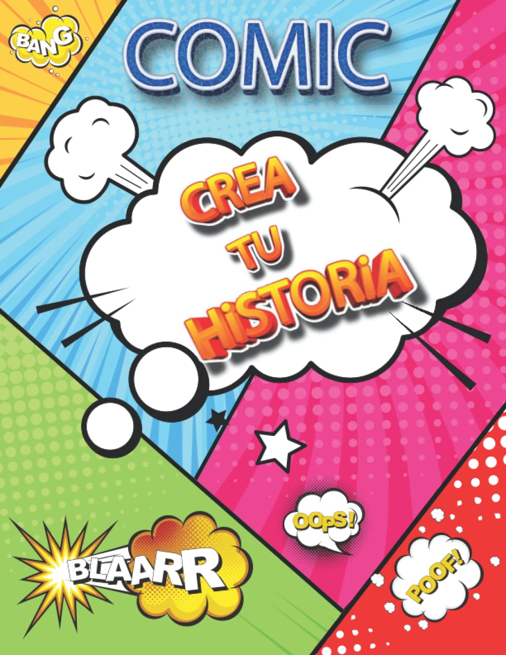 Comic Crea Tu Historia Cuaderno De Dibujo Para Crear Comic | Desertcart ...