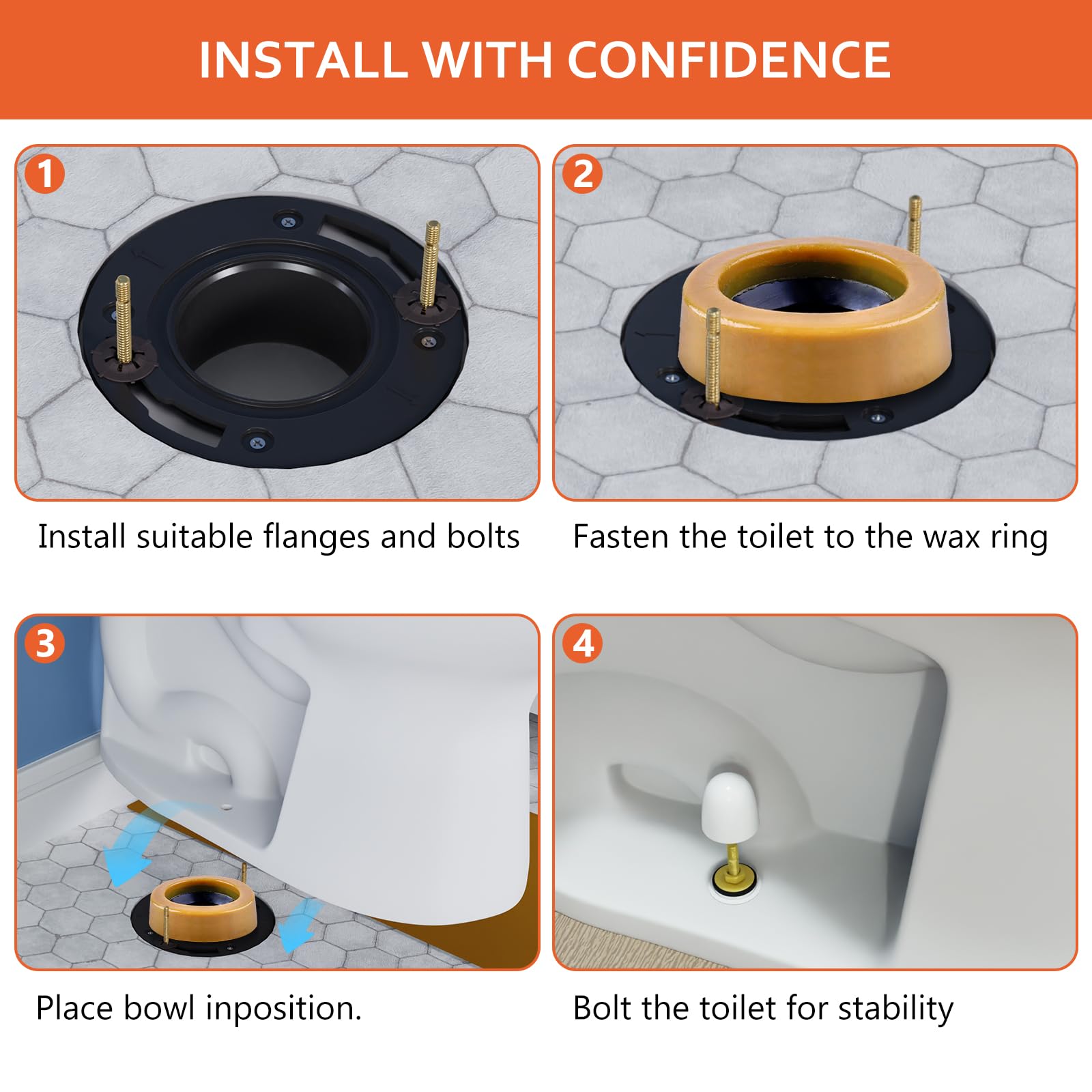 Installing Toilet