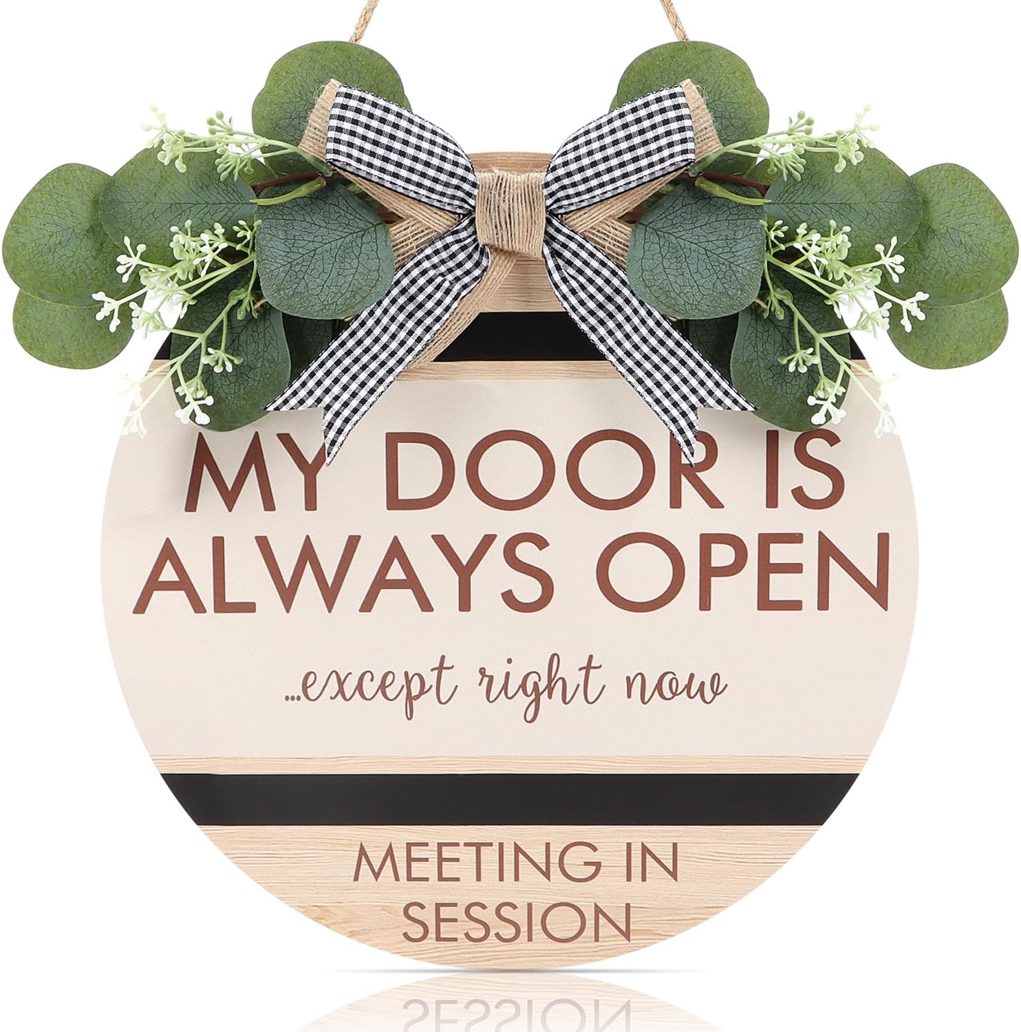 Amazon.com: TOARTI My Door is Always Open Door Hanger Sign Porch Door ...