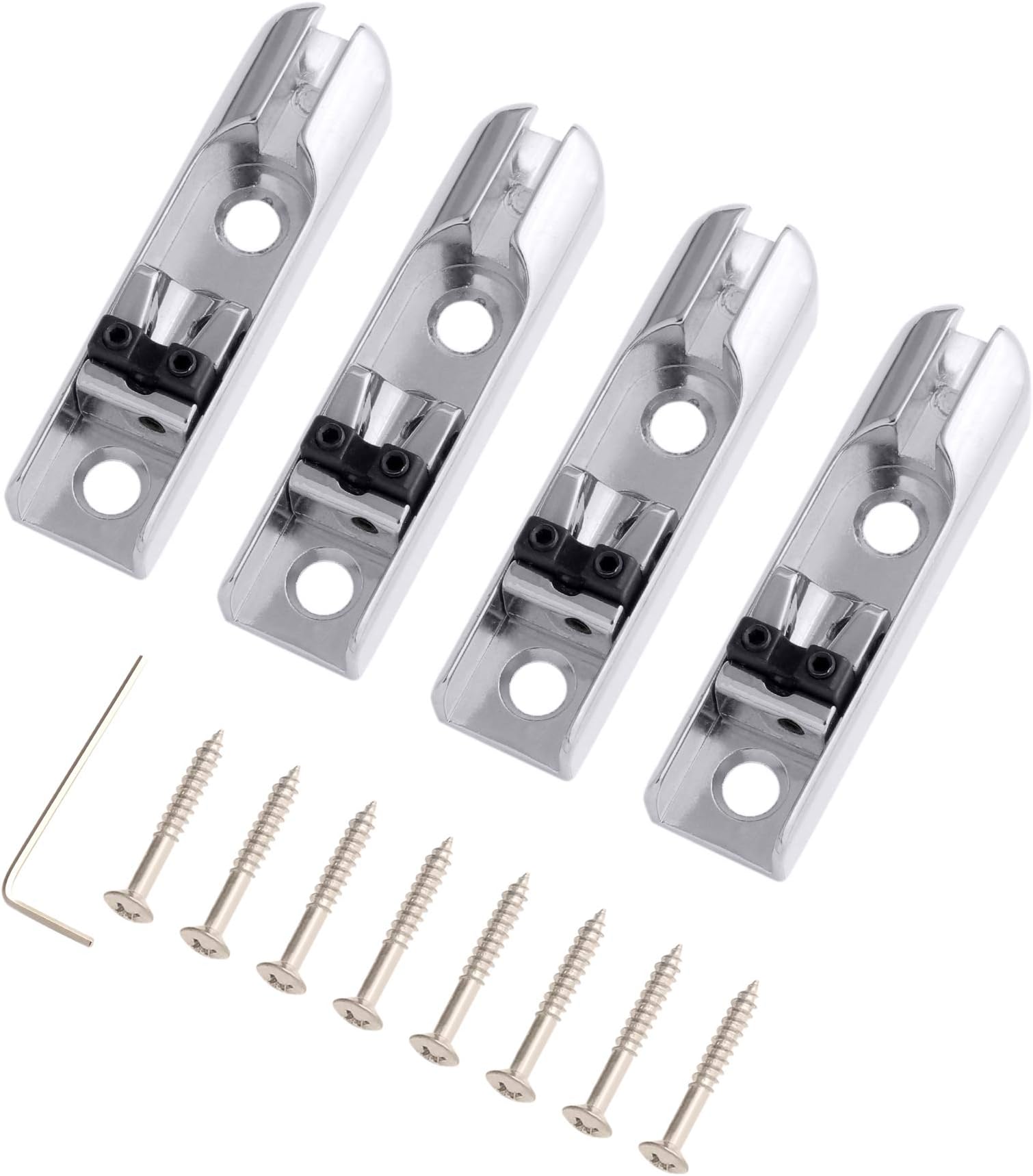 Amazon.com: Holmer Bass Guitar Bridge Individual Bass Bridge Tailpiece ...