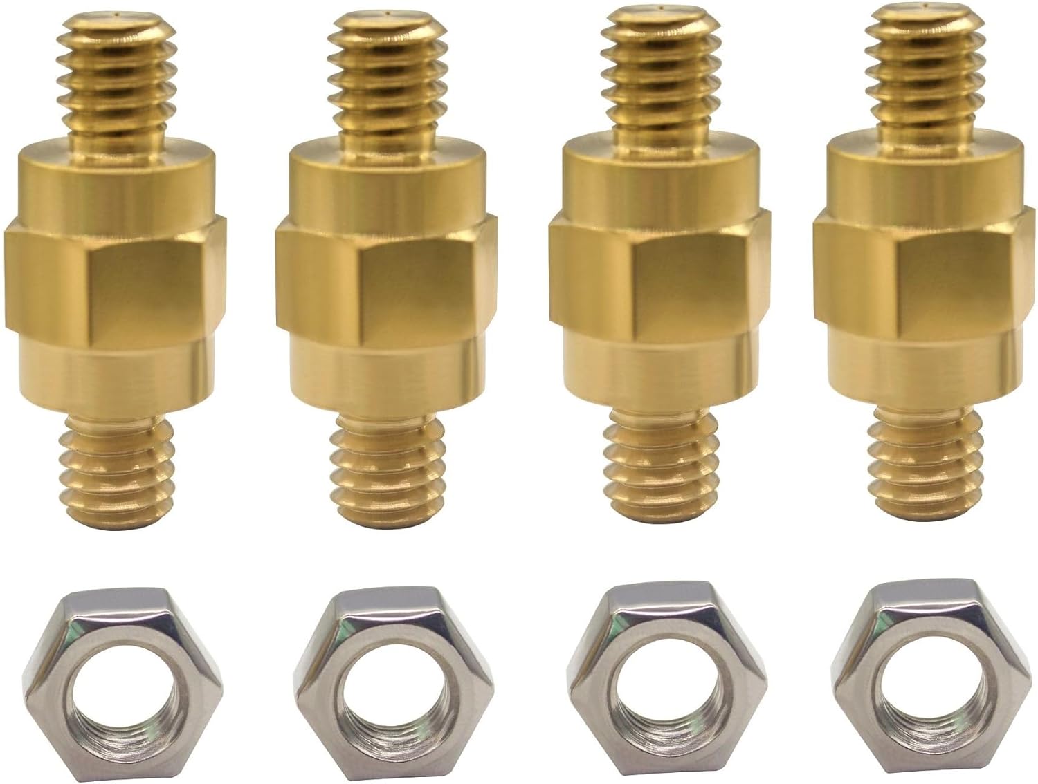 Amazon.com: YSIL Side Post Battery Terminal Bolt 3/8"-16 Brass Stud ...
