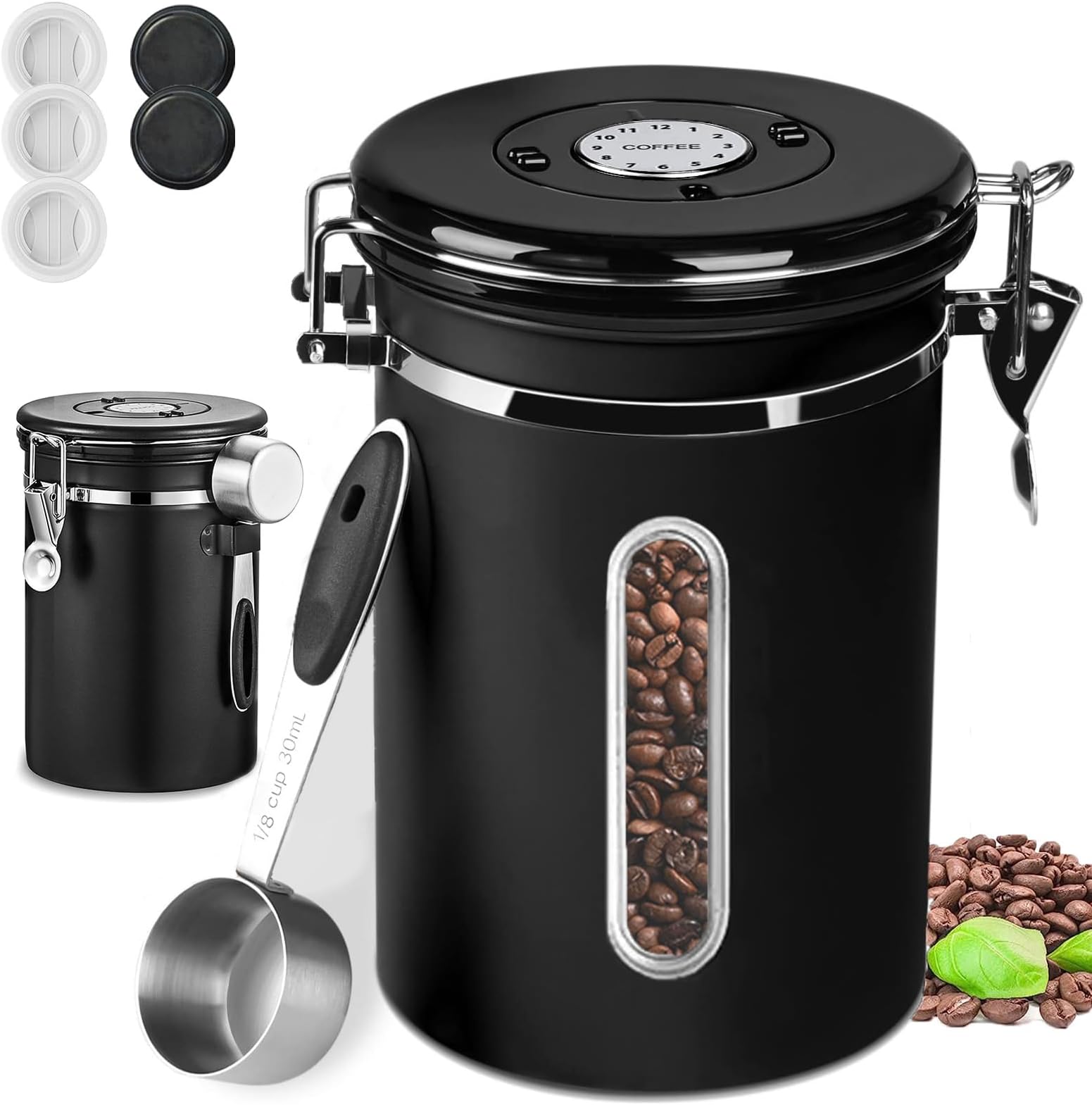 Meeyoga Bote para Café, Contenedor para Café, Bote para almacenar ...