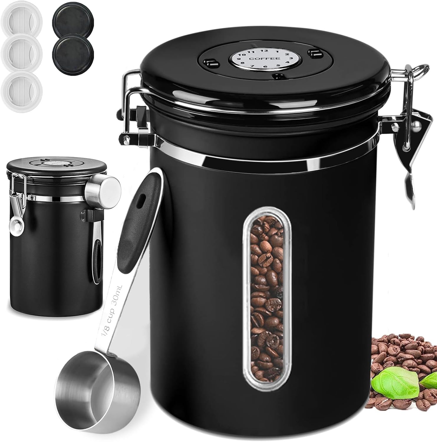 Meeyoga Bote para Café, Contenedor para Café, Bote para almacenar ...