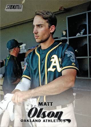 Amazon.com: 2017 Topps Stadium Club Baseball #79 Matt Olson Rookie Card ...