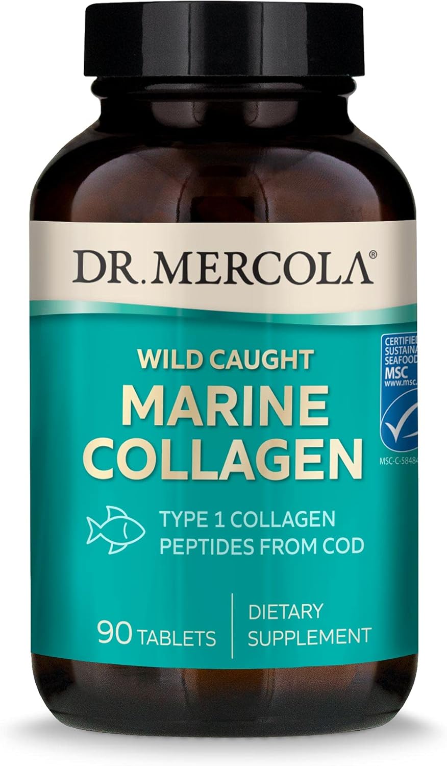 Amazon.com: Dr. Mercola Wild Caught Marine Collagen Dietary Supplement ...