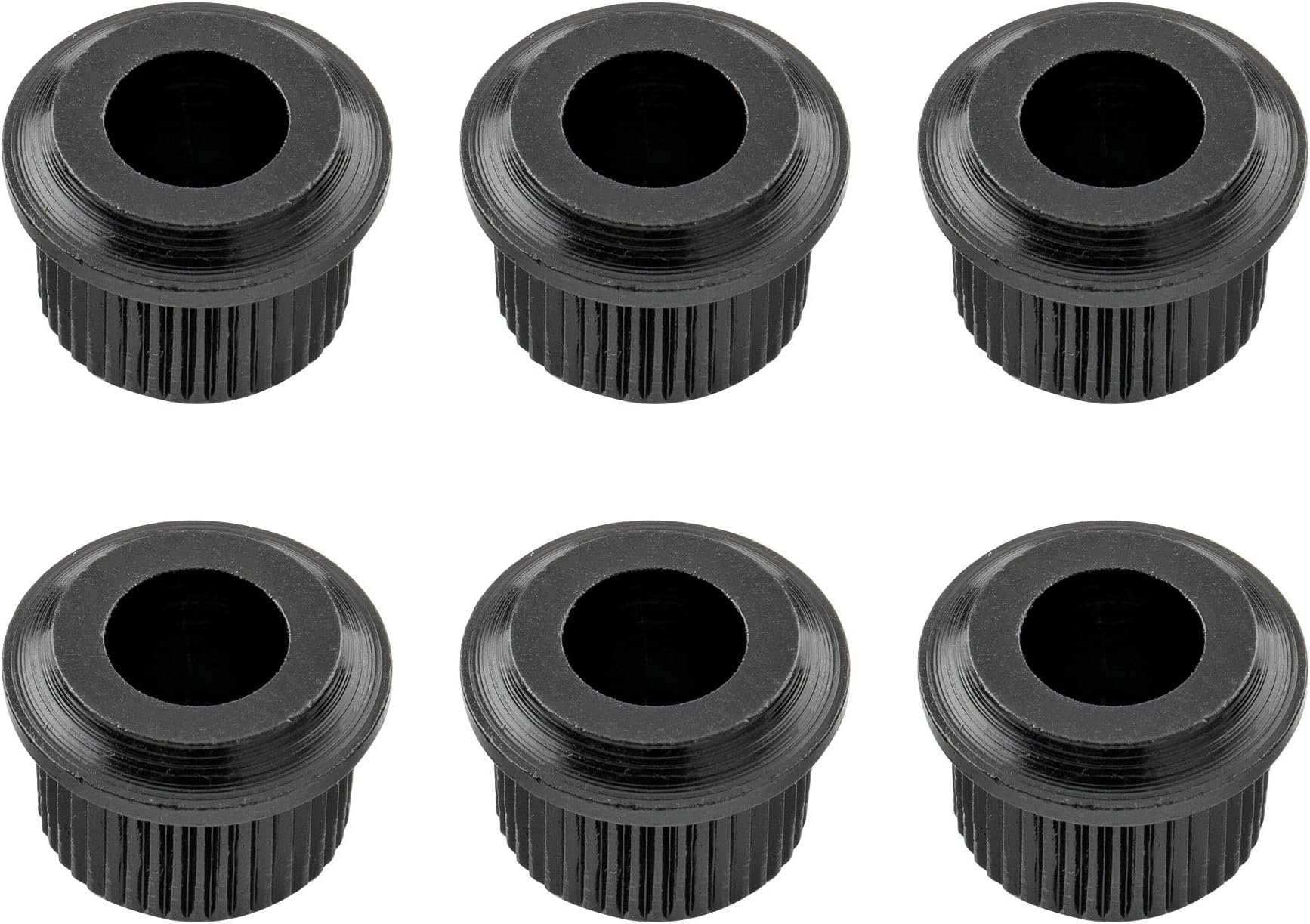 Amazon.com: Dopro Metal Black 10mm Guitar Tuners Conversion Bushings ...