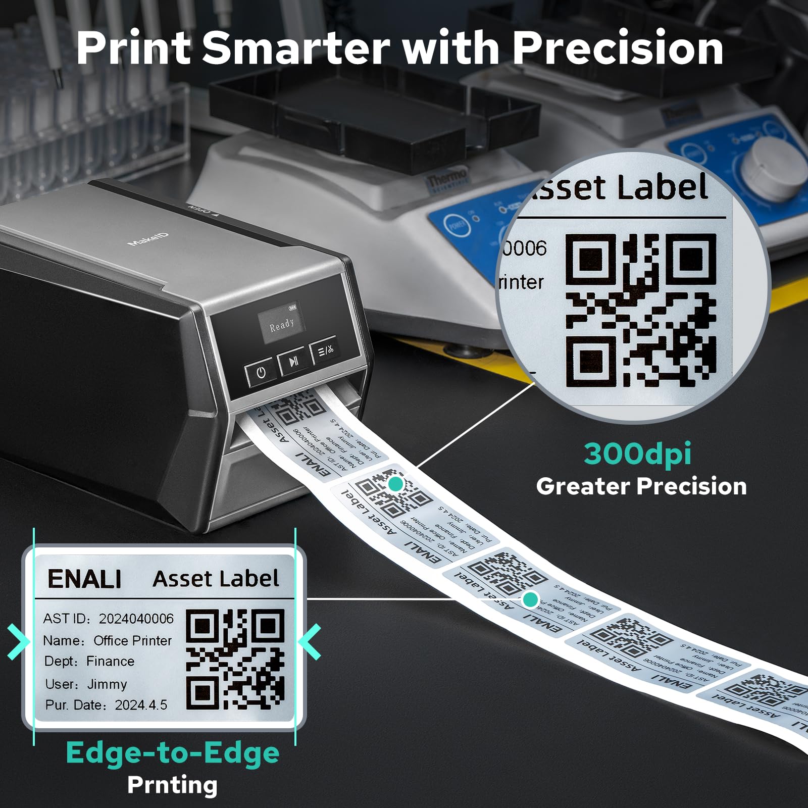 Snapklik.com : Makeid D50 Industrial Label Printer, Desktop Label Maker ...