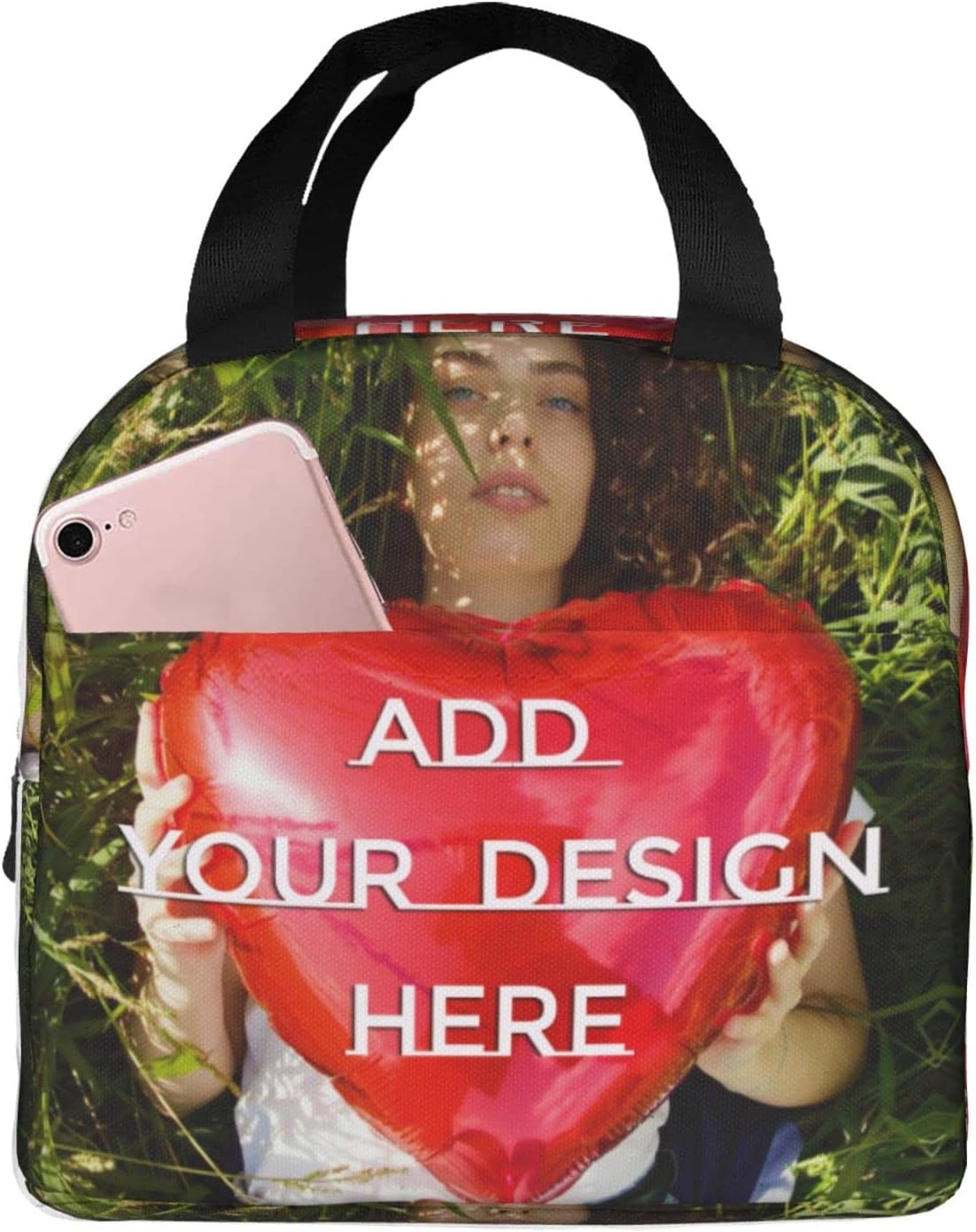 Amazon.com: Generic Custom Lunch Bag Box, Oxford Cloth Material ...