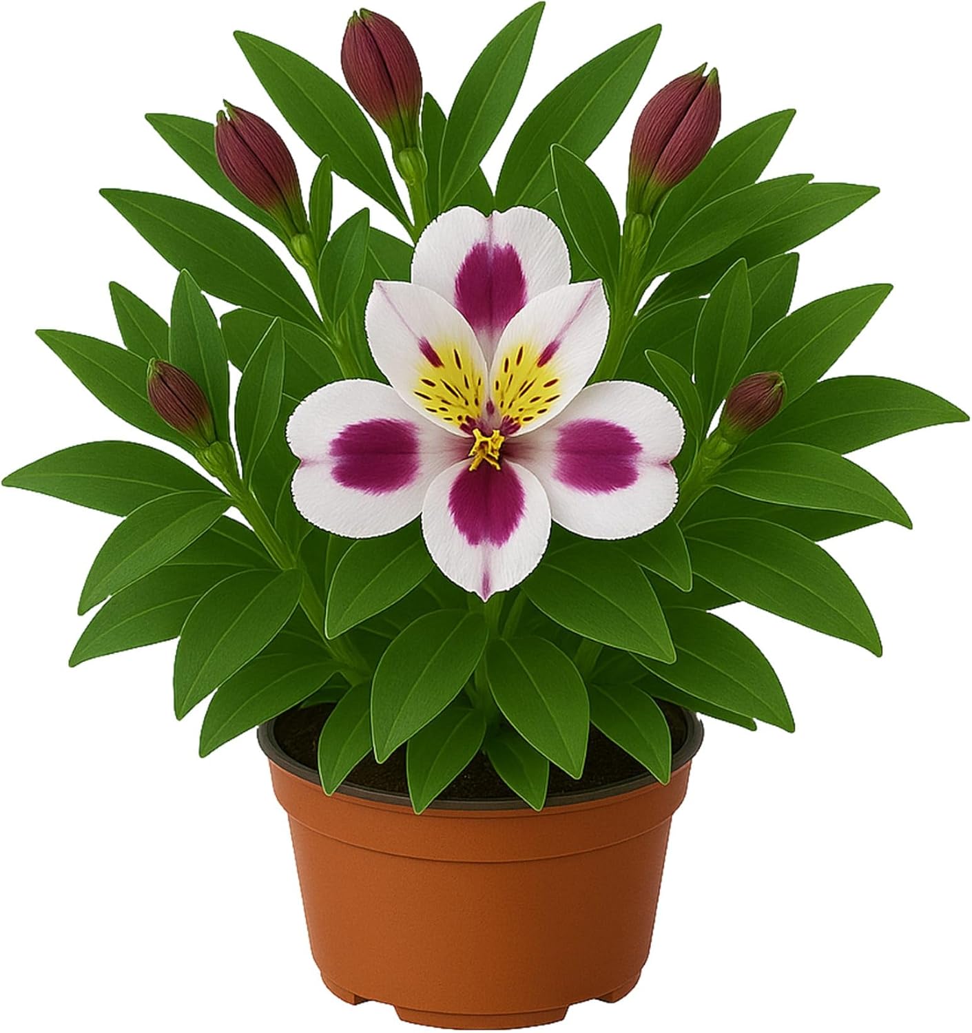 Amazon.com : Easy to Grow Alstroemeria Magic 2 Potted Plants - Rooted ...