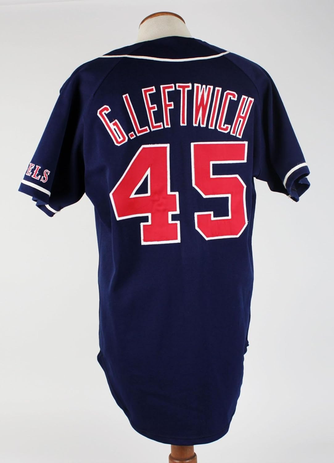 1996 Phil Leftwich Game-Worn Jersey Angels - COA - MLB Game Used ...