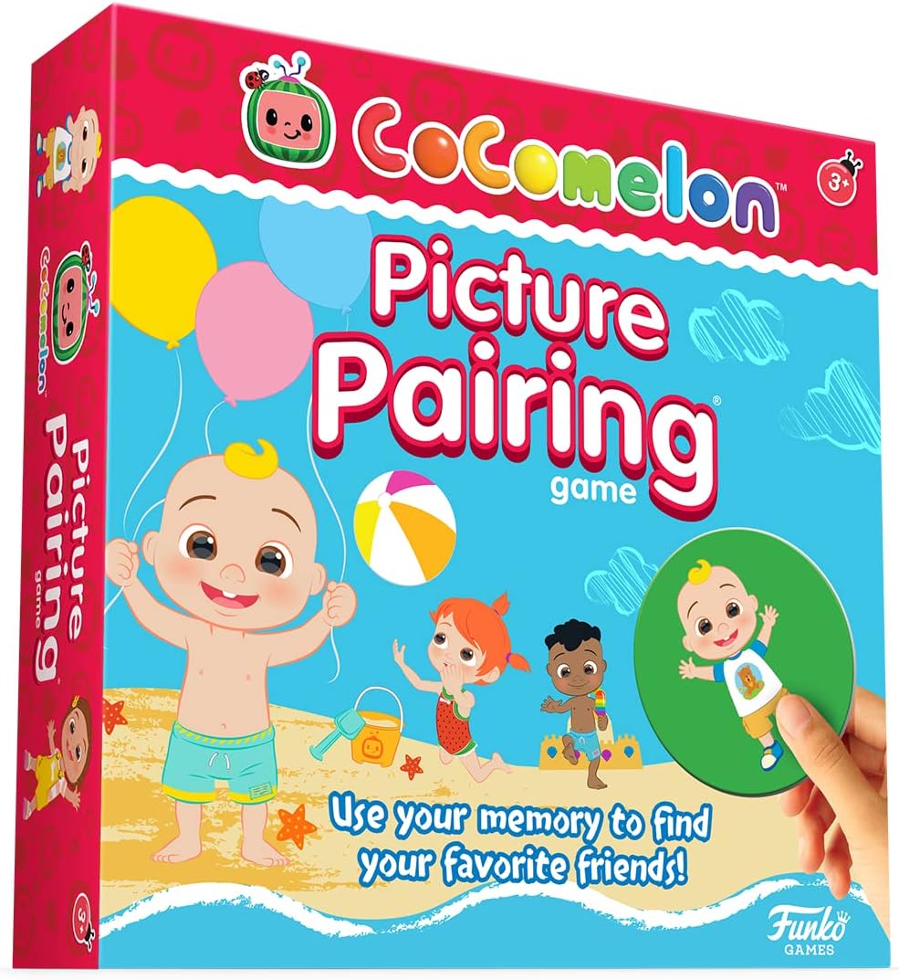 CoComelon Picture Pairing Memory Game für 2-4 Spieler Lernspiel ab 3 ...