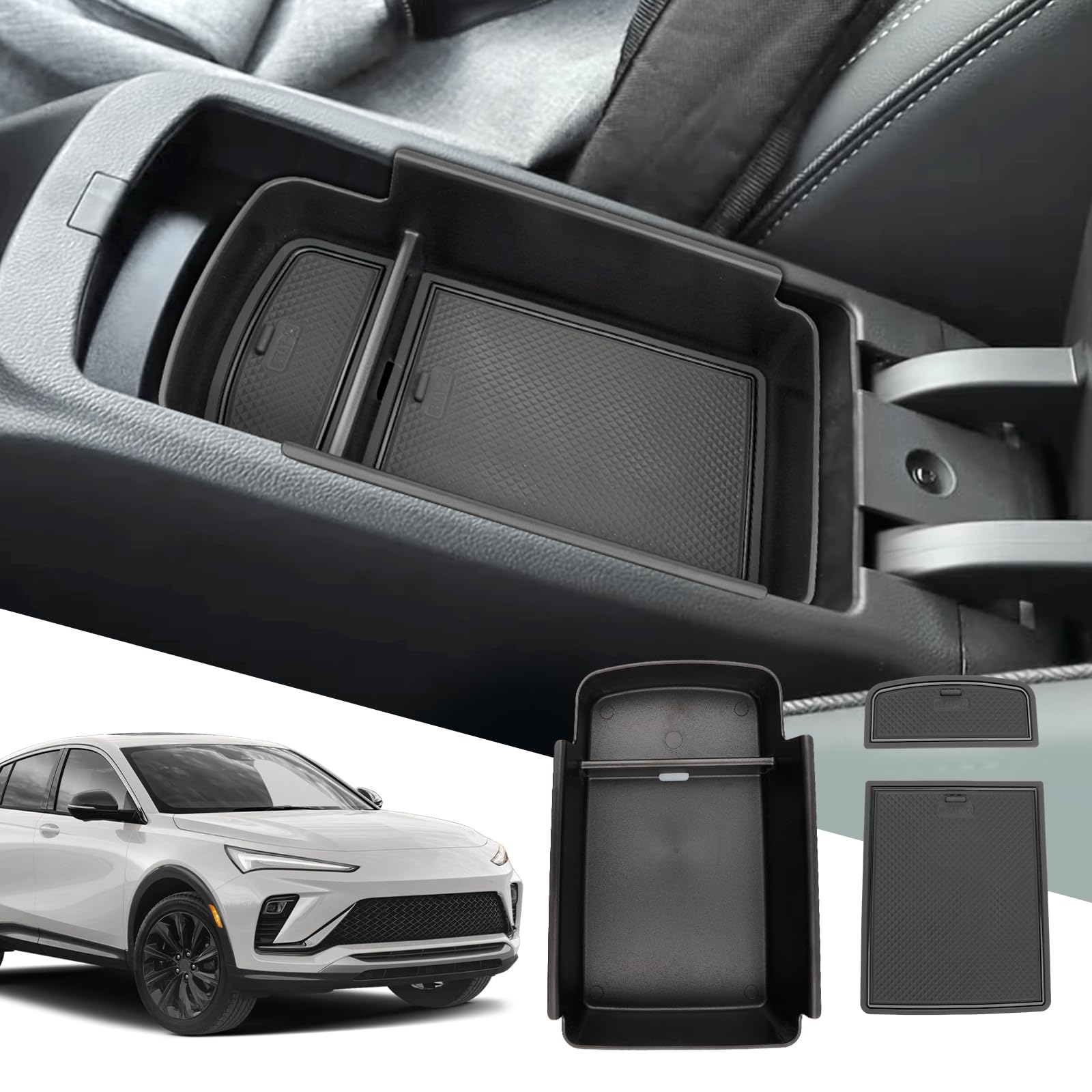 Amazon.com: SXCY Fit for 2024 2025 Buick Envista Center Console ...