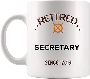 Amazon.com: Retired Since 2019 Secretary Mug Best Cup Mugs Gift ...