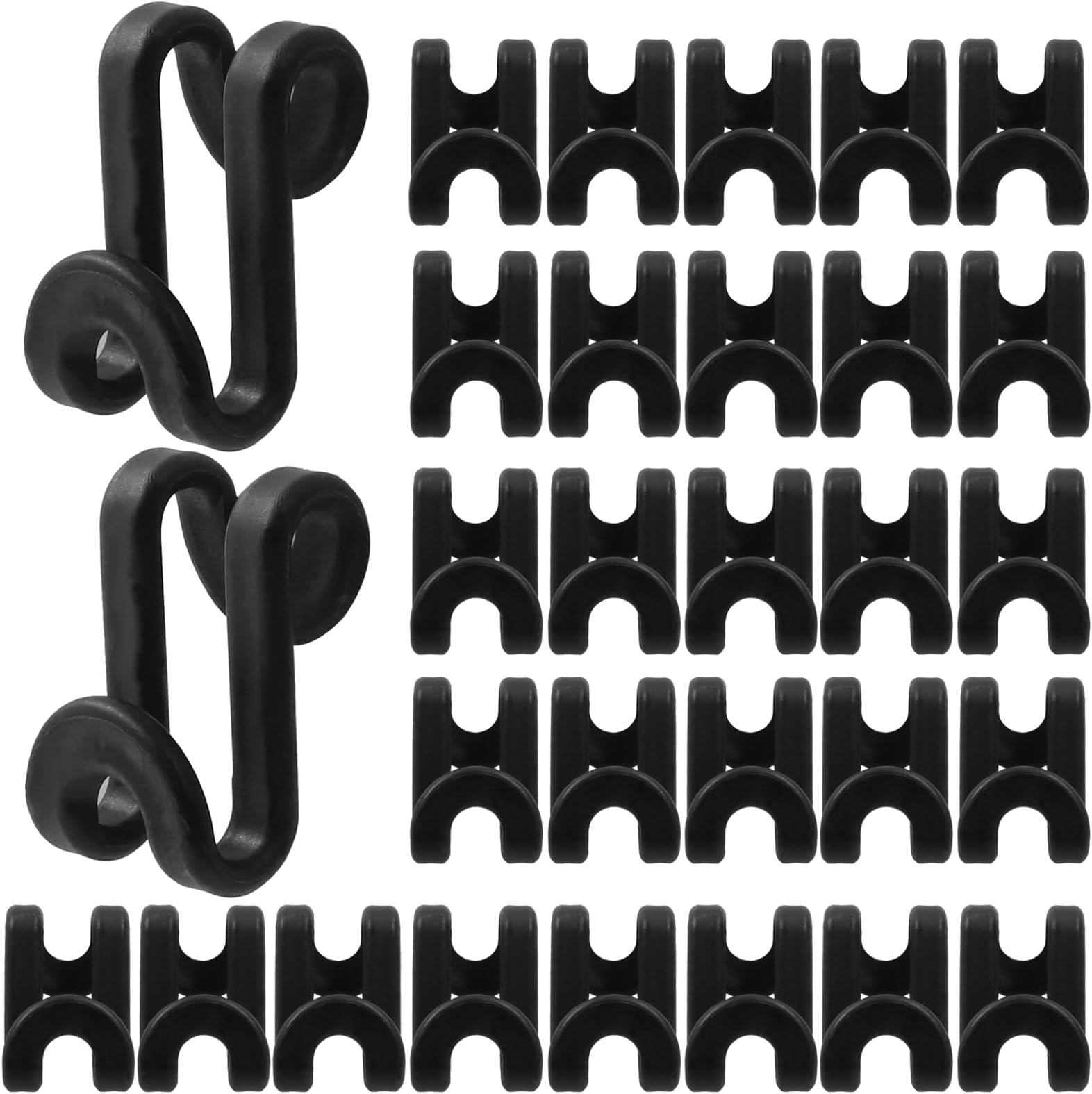 Amazon.com: Hordion 30 Pcs Clothes Hanger Connector Hooks, Cascading ...