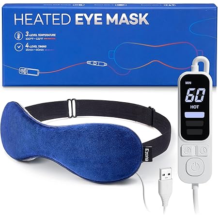 Amazon.com: Eye Mask for Dry Eyes - Moist Heat Microwave Activated Warm ...