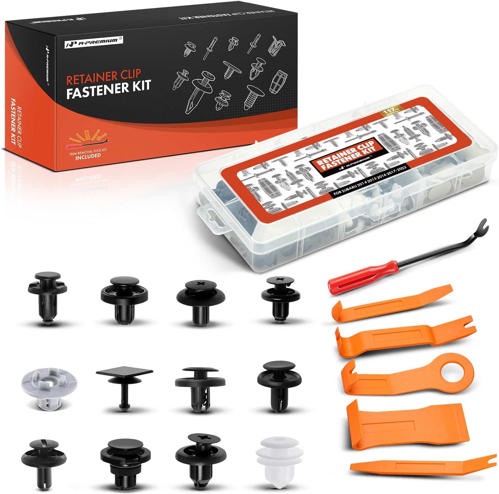 Amazon.com: A-Premium Car Retainer Clips Assortment, 117 PCS ...