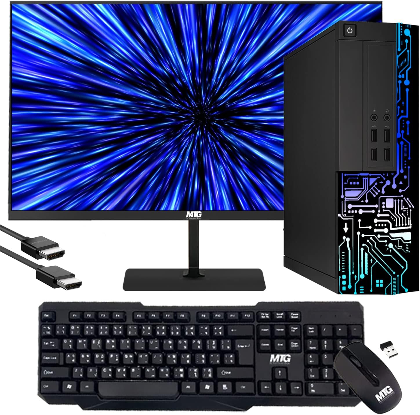 Amazon.com: Computer Desktop PC, Intel Core i5, TechMagnet Siwa 8, 8GB ...