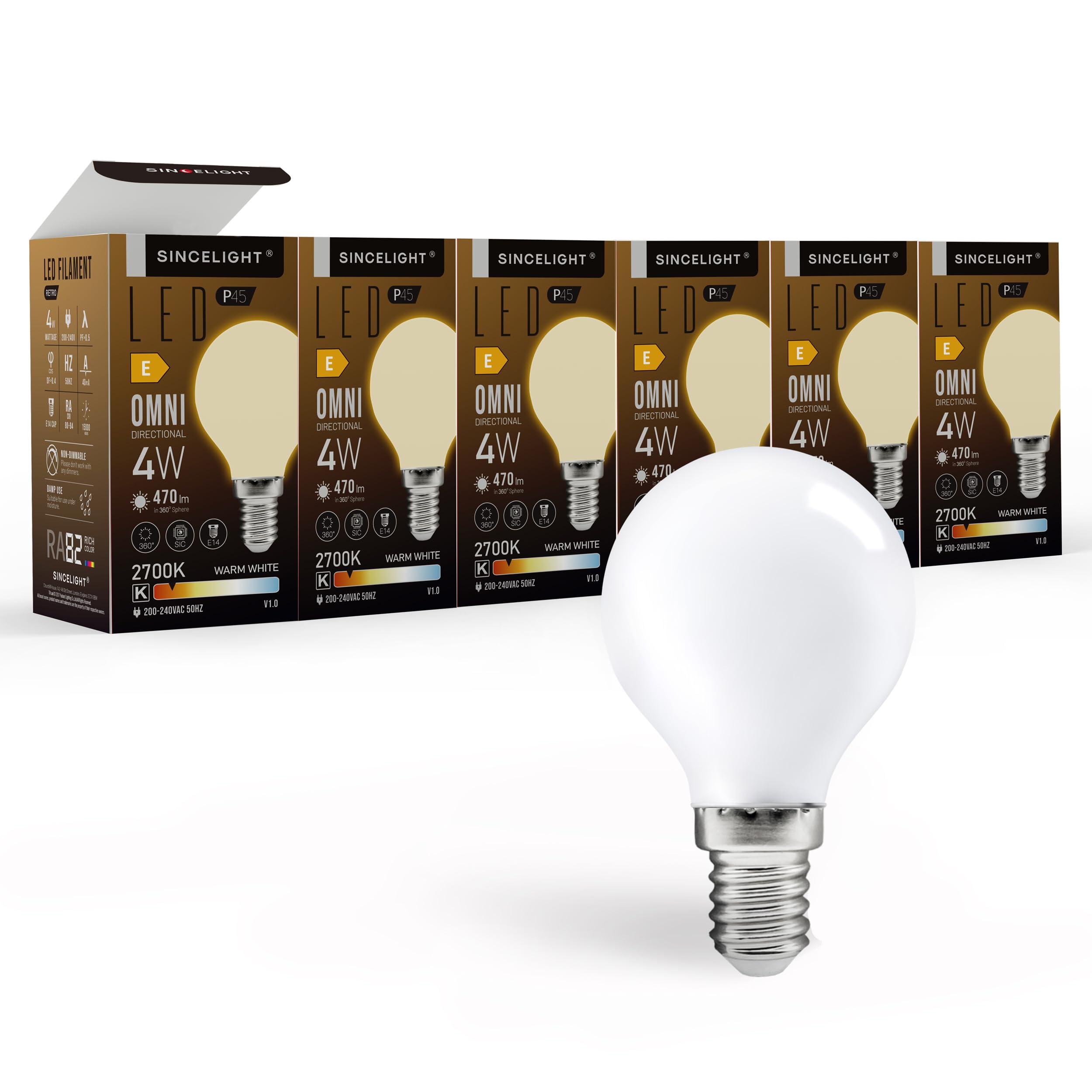 Omnidirectional Led Bulb LED Light Bulb Nova Opal Decorative