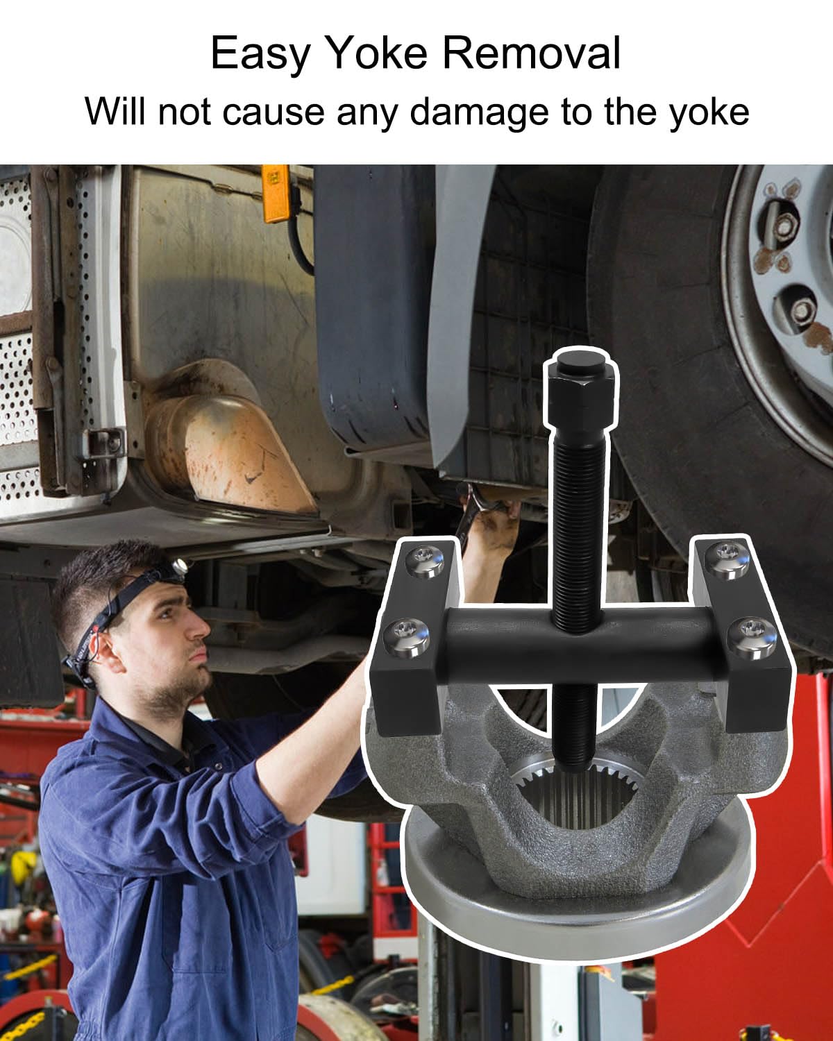 Snapklik.com : Yoke Puller For Trucks Cars, Light Duty Yoke Removal ...