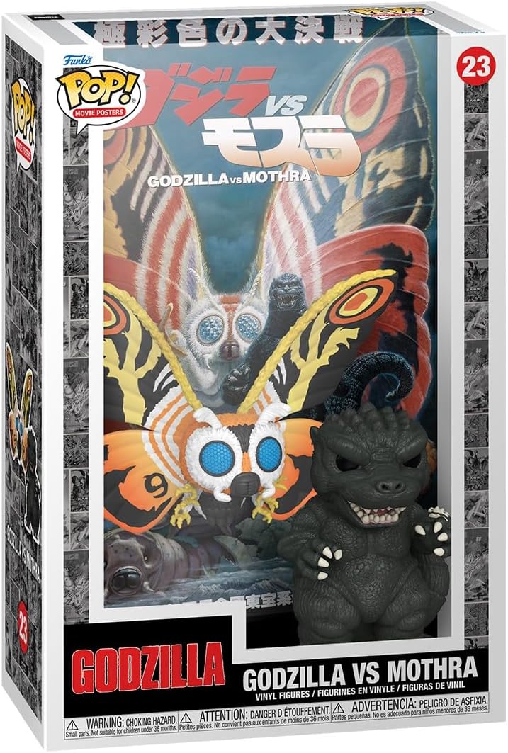 Amazon.com: Funko POP Movie Poster: Godzilla Vs Mothra - Collectable ...