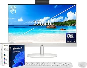 HP PC de computadora con visualización táctil Todo en uno de 27 ...