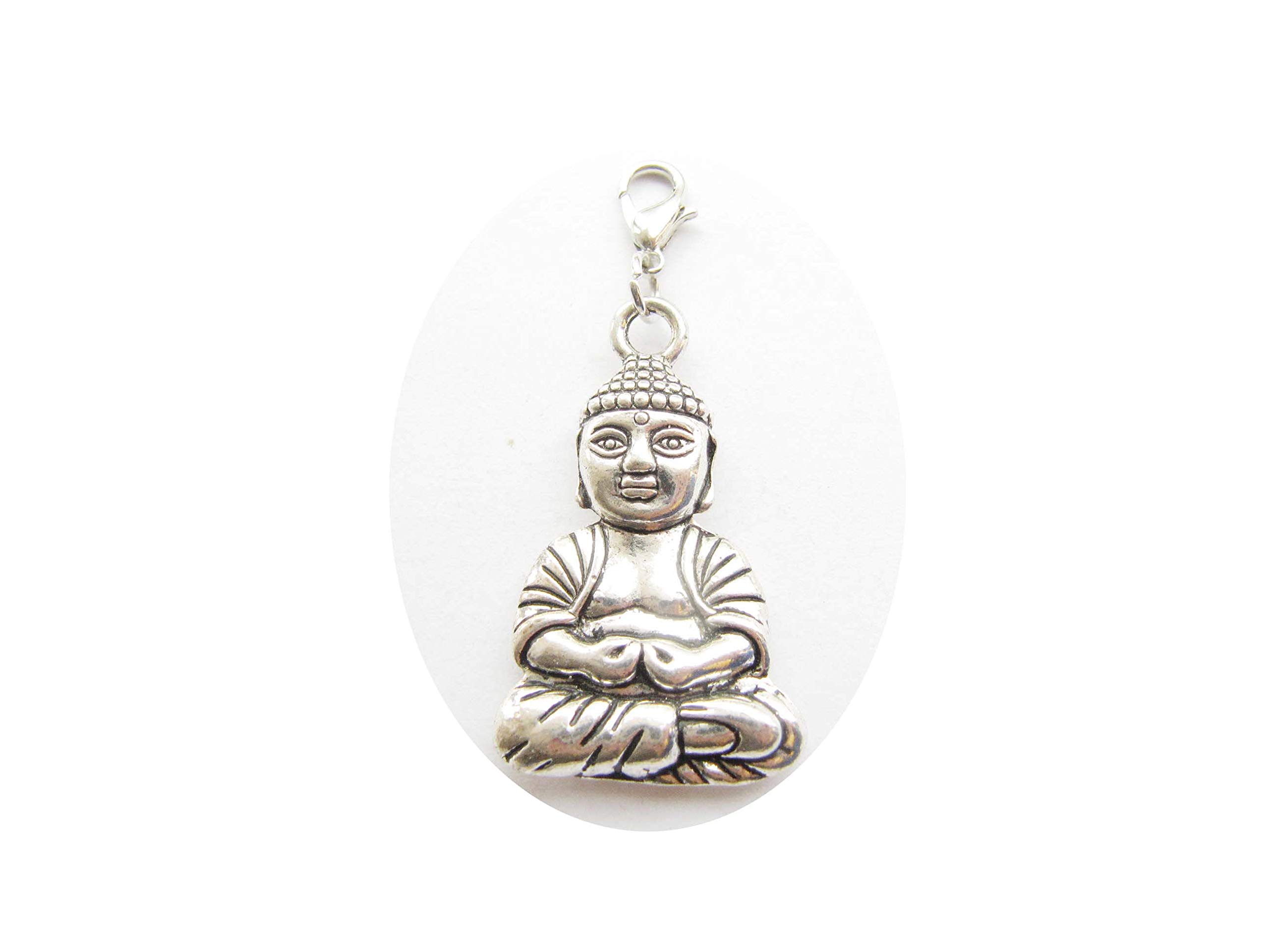 Amazon.com: Buddha Charm, Buddha Bracelet Charm, Spiritual zipper pull ...