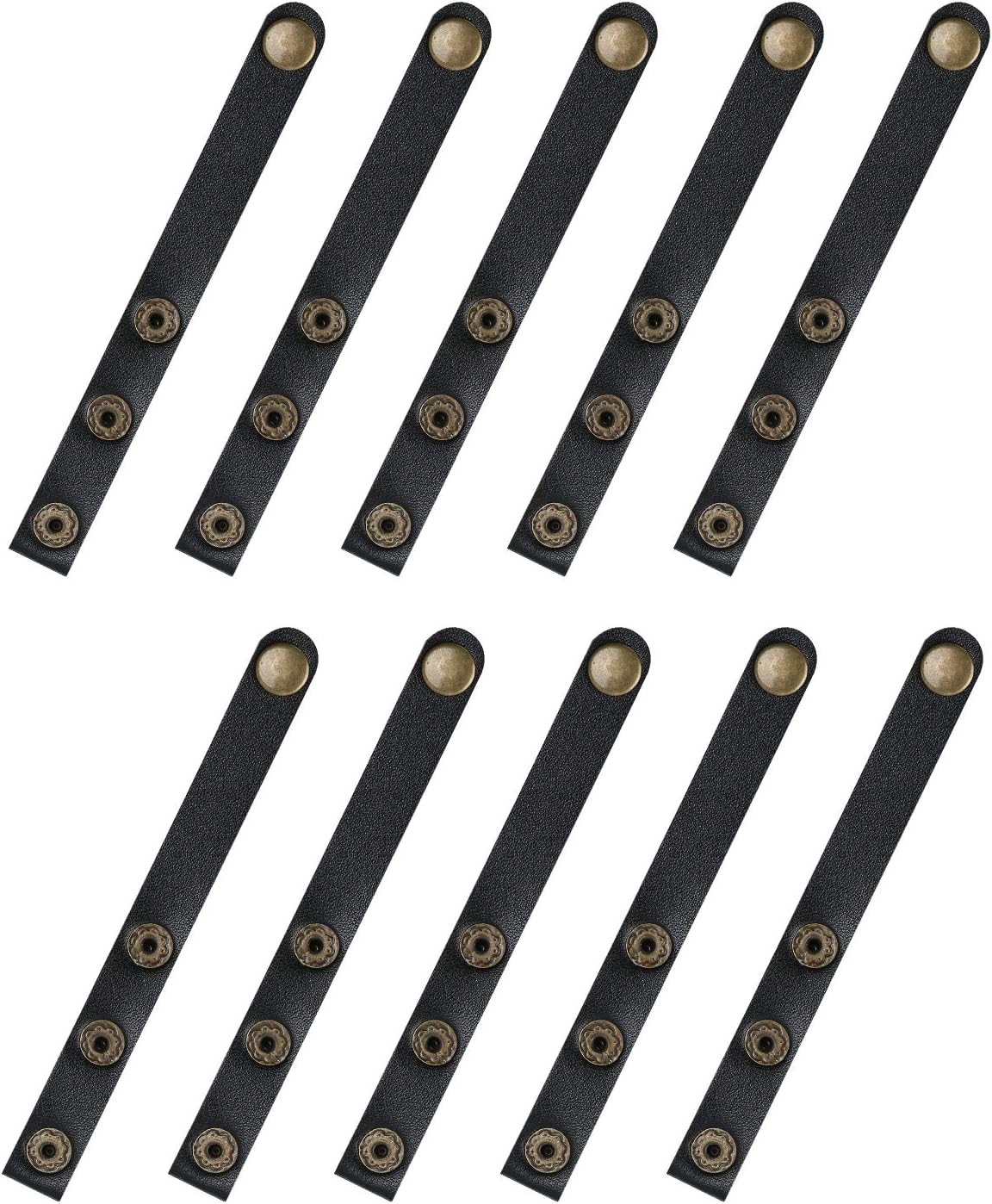 Amazon.com: ProCase (10 Pieces) Cable Ties, Adjustable Leather Cable ...