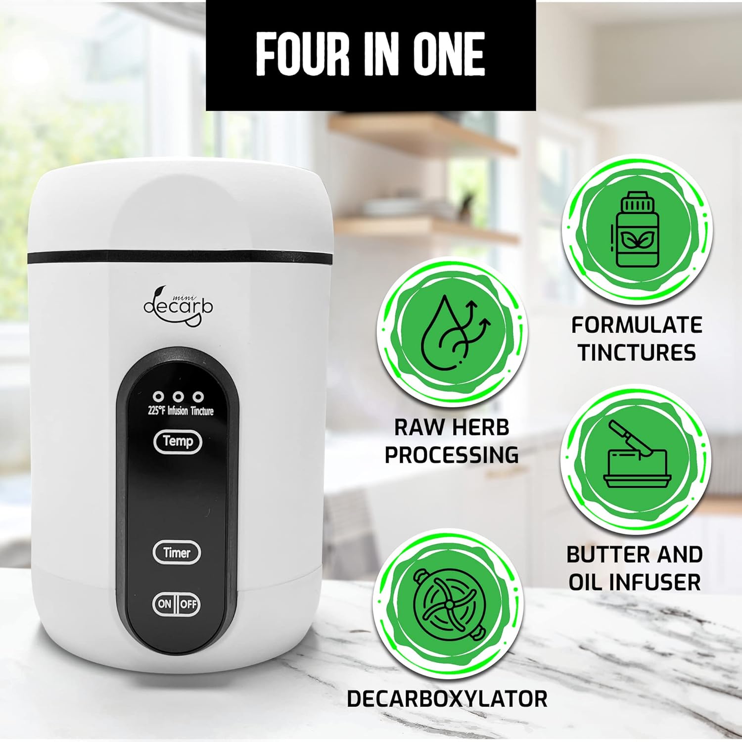Decarb Mini Sistema Hoja a cuchara Sistema de procesamiento de hierbas ...
