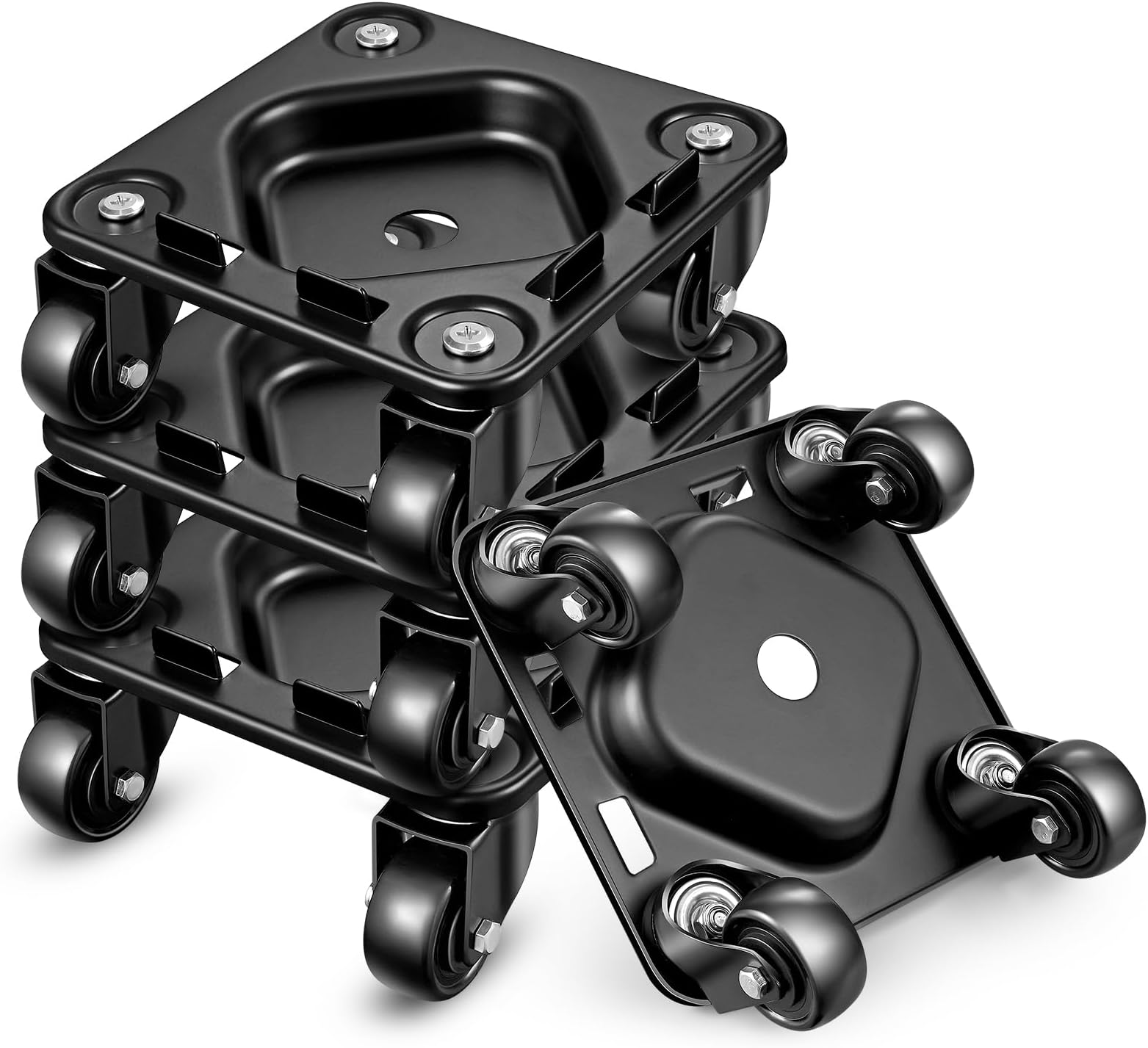 Amazon.com: 12 Pcs Furniture Moving Dolly 3 Wheel Steel Tri Dolly Heavy ...