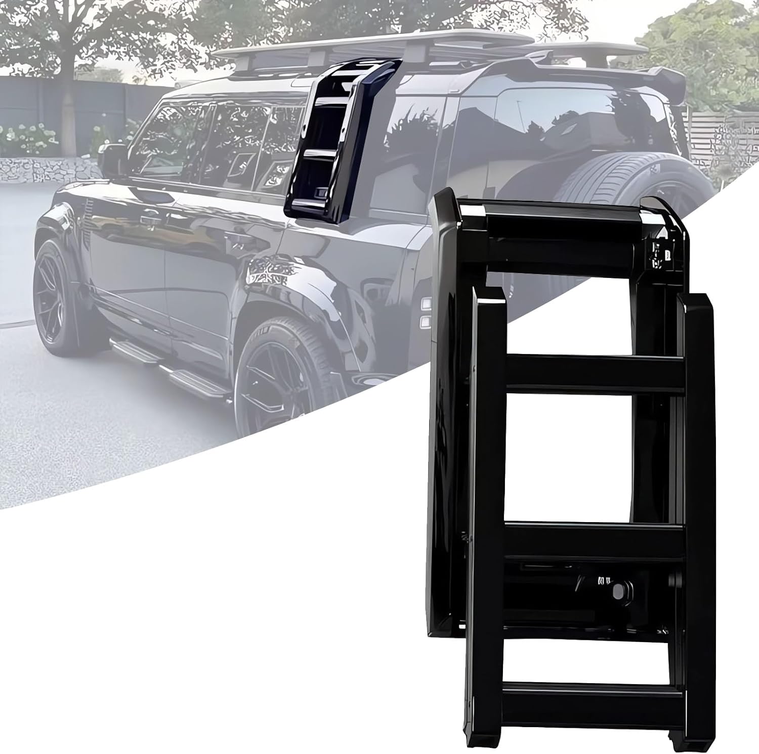 Amazon.com: Side Ladder for Defender, Side Access Ladder Roof Rack ...