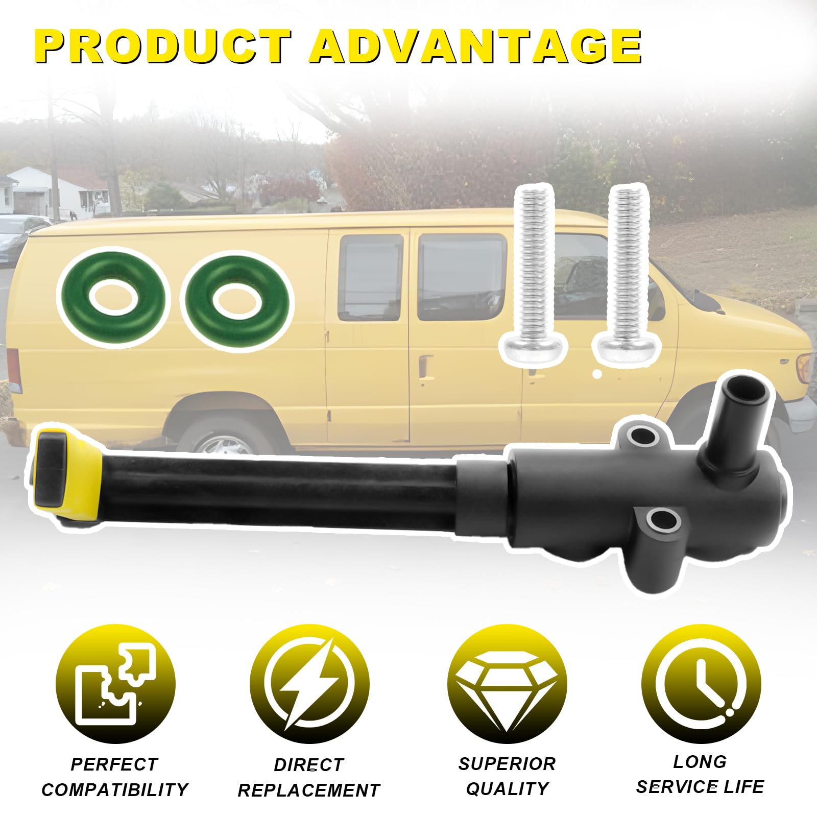 Water Oil Seperator LEEKUANGSU 904-202 7.3 Fuel Drain Valve Compatible ...
