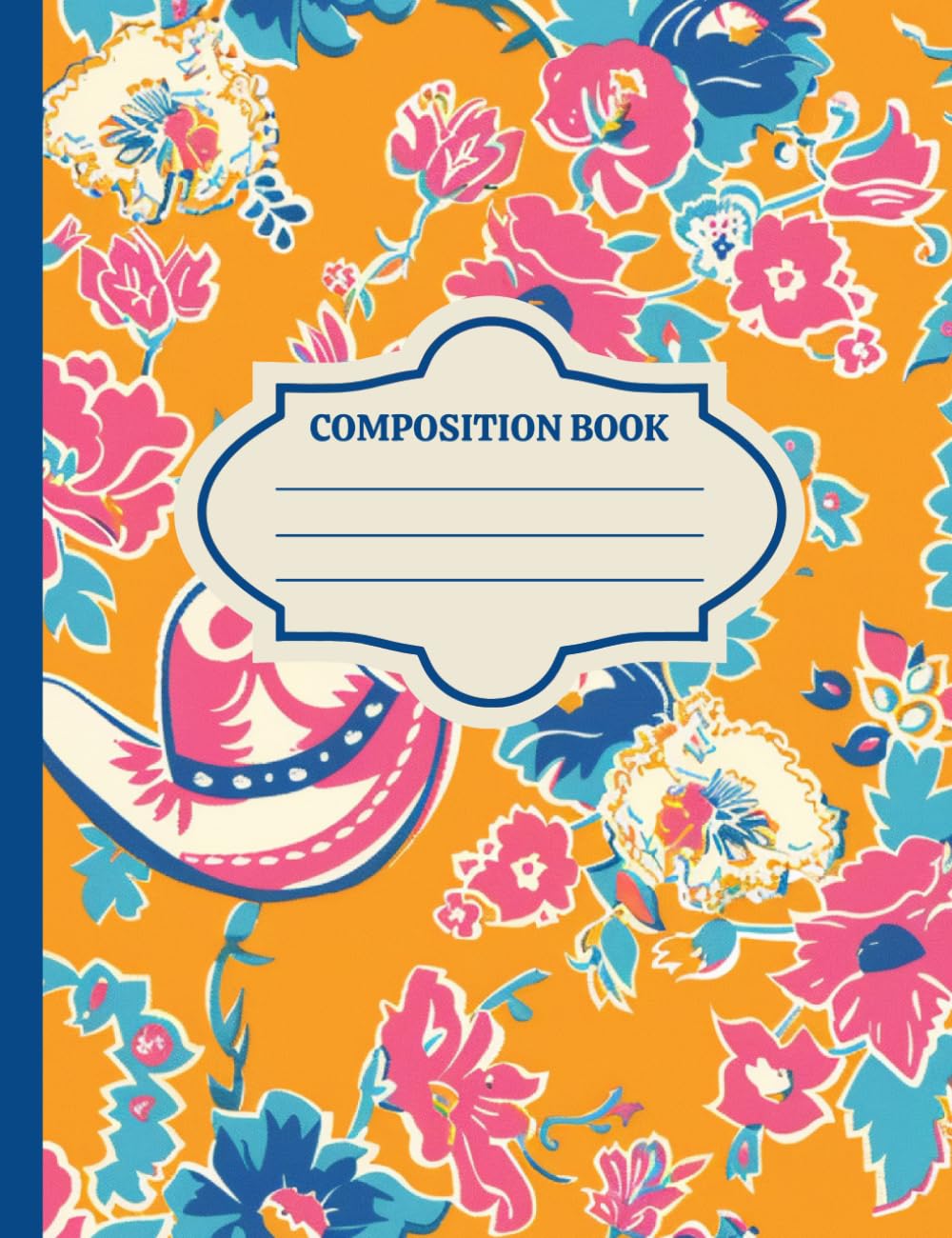 Preppy Notebook: Western/Country Aesthetic - 150 Page College Ruled ...