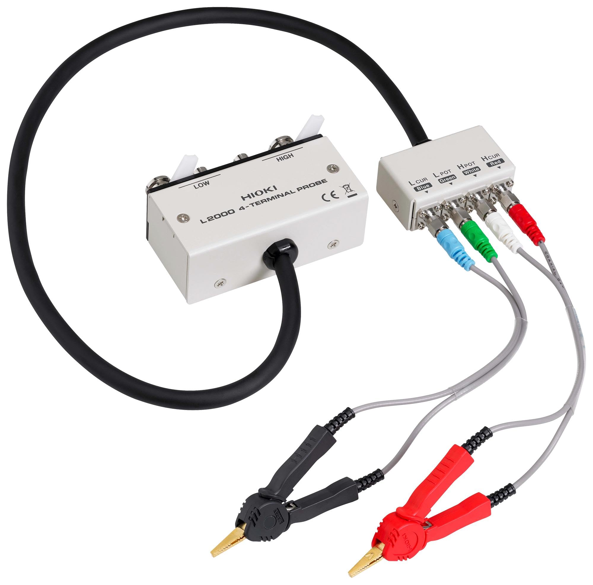 Hioki L2000 Test Leads, Four Terminal. DC to 5 MHz, 1 Meter: Amazon.com ...