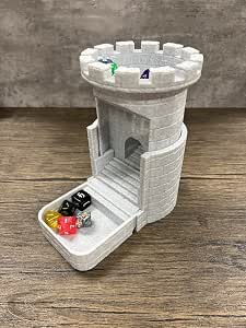 Amazon.com: MunnyGrubbers - Auto Reloading Dice Tower - (7pc D20 Random ...
