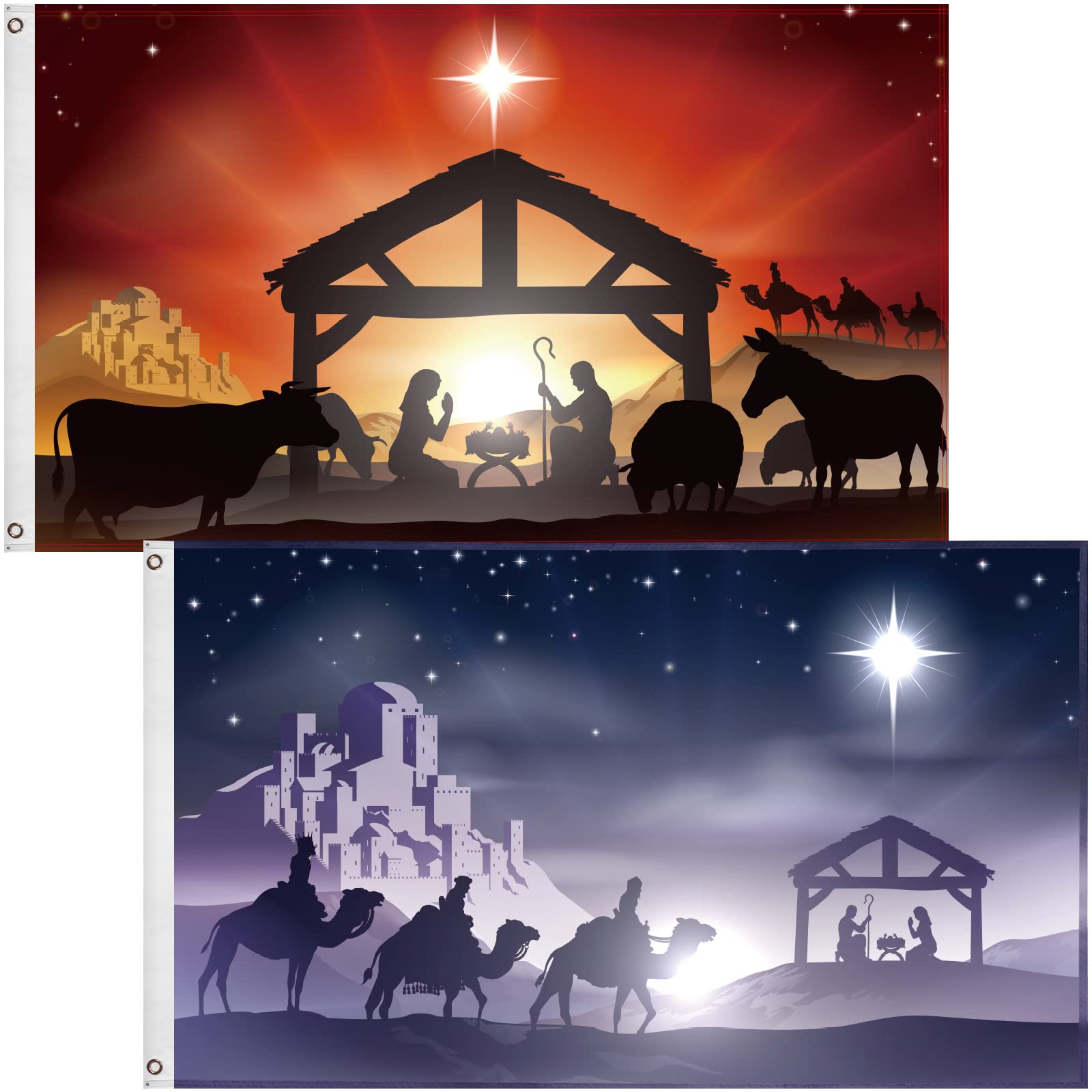 Nativity Scene Banner