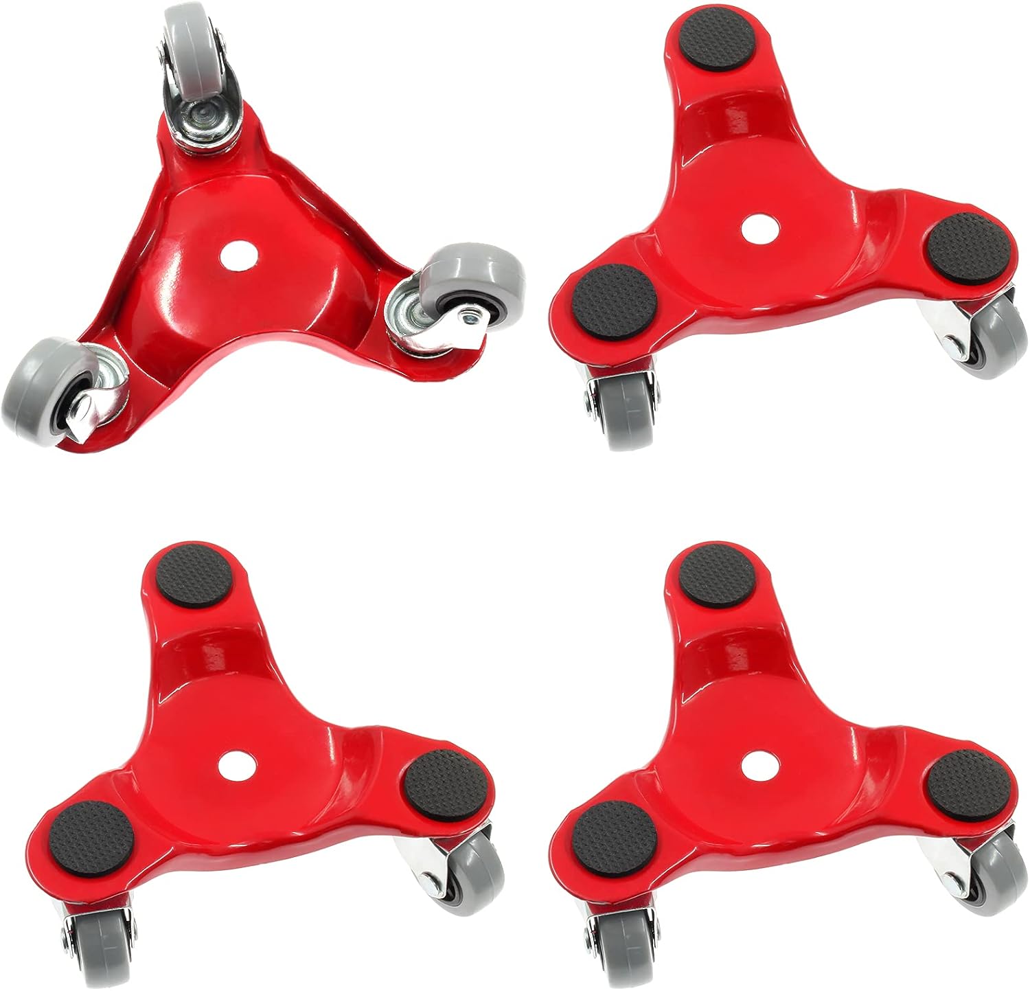 Amazon.com: Bonsicoky 6" Steel Tri-Dolly with Wheel, 200-lb Load ...