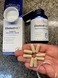 Amazon.com: 1MD Nutrition CholestMD with Olive Leaf Extract, Bergavit ...