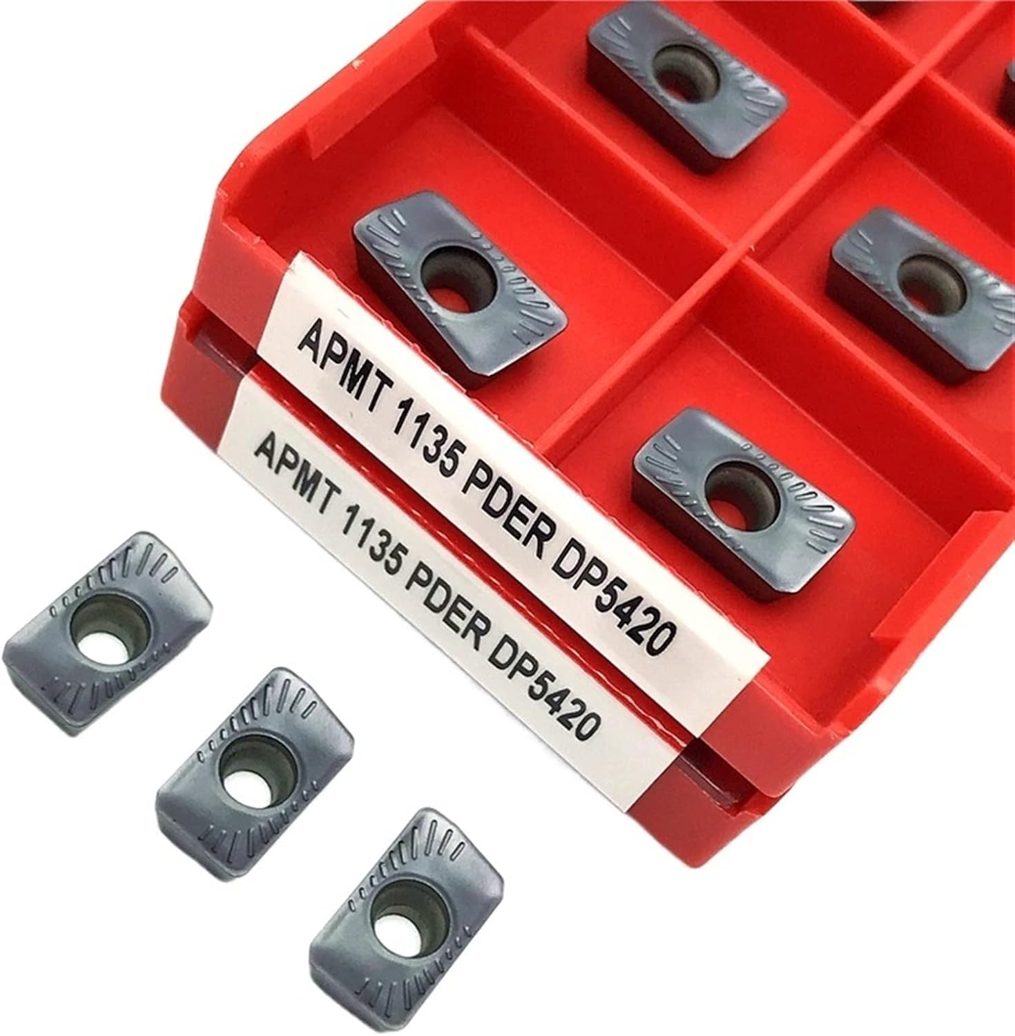 Amazon.com: SMIDD Carbide Insert External Turning Tool 10PCS APMT1135 ...
