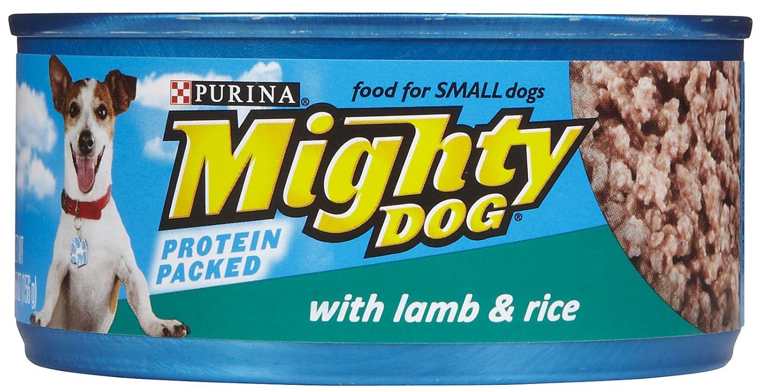 Amazon.com: Mighty Dog Lamb & Rice Formula - 24x5.5oz : Pet Supplies