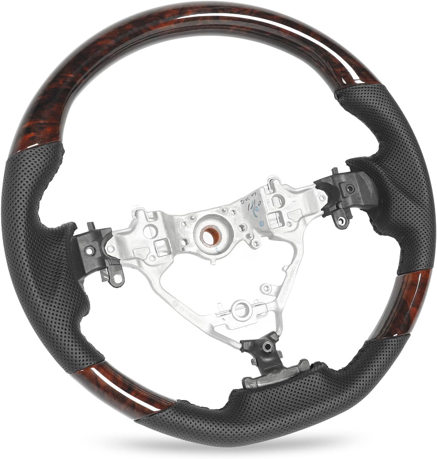 Amazon.com: Sports Steering Wheel, Ergonomic Perforated Leather Handle ...