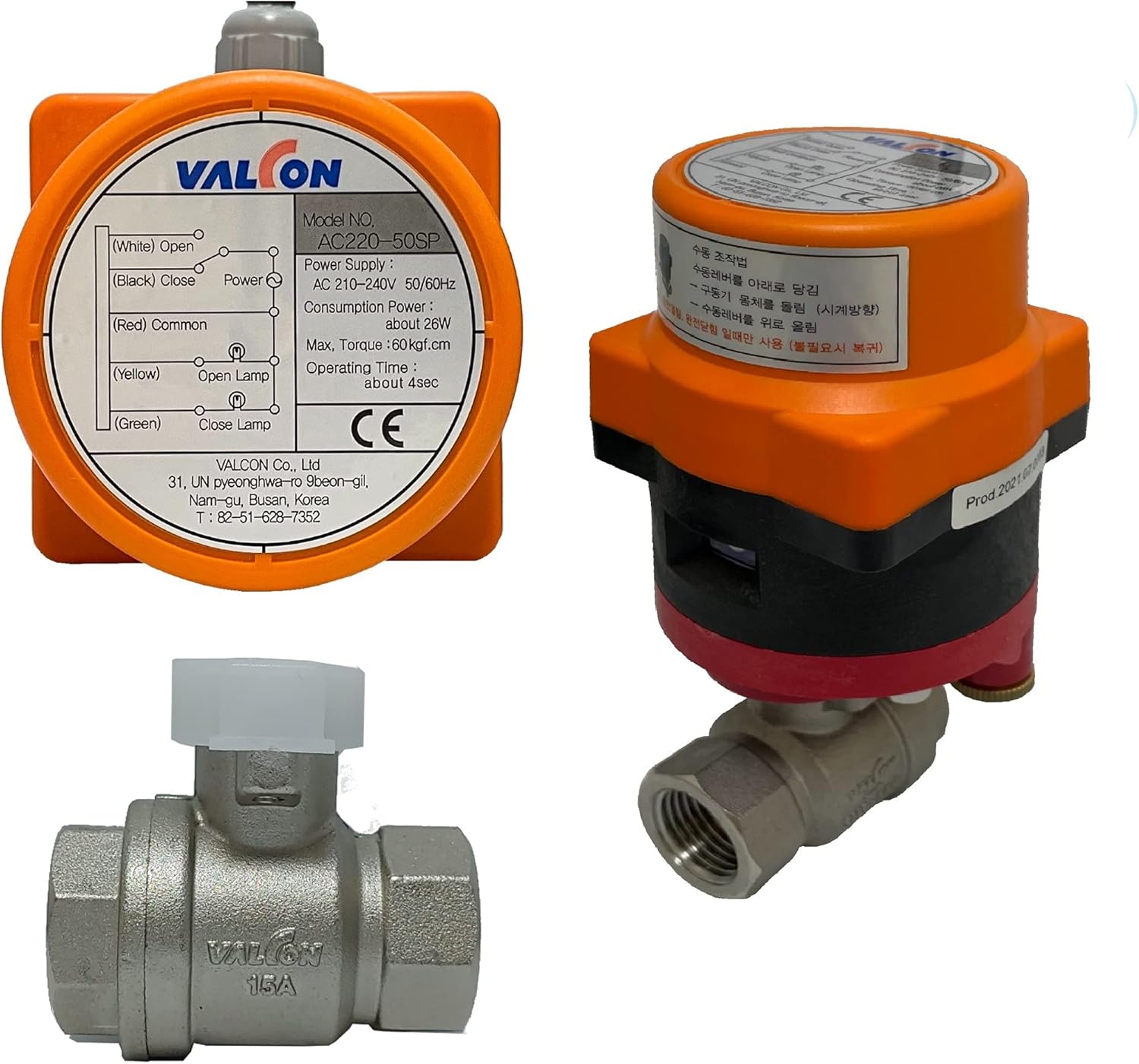 Amazon.com: Motorized Ball Valves – Choose Option: 1/2", 3/4", 1" Ball ...