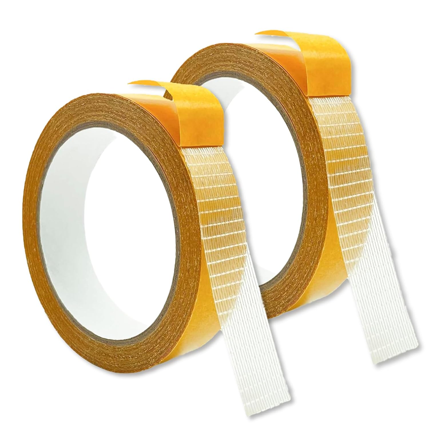 2Pcs Double Sided Fabric Tape Heavy Duty Hamming Tape 1 Inch x 33Ft for ...